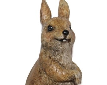 Rabbit garden statue | Etsy