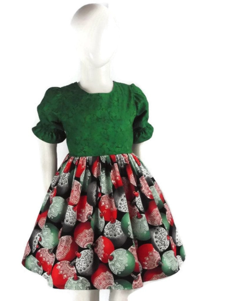 Girl Christmas Dress Toddler Holiday Dress Baby Green