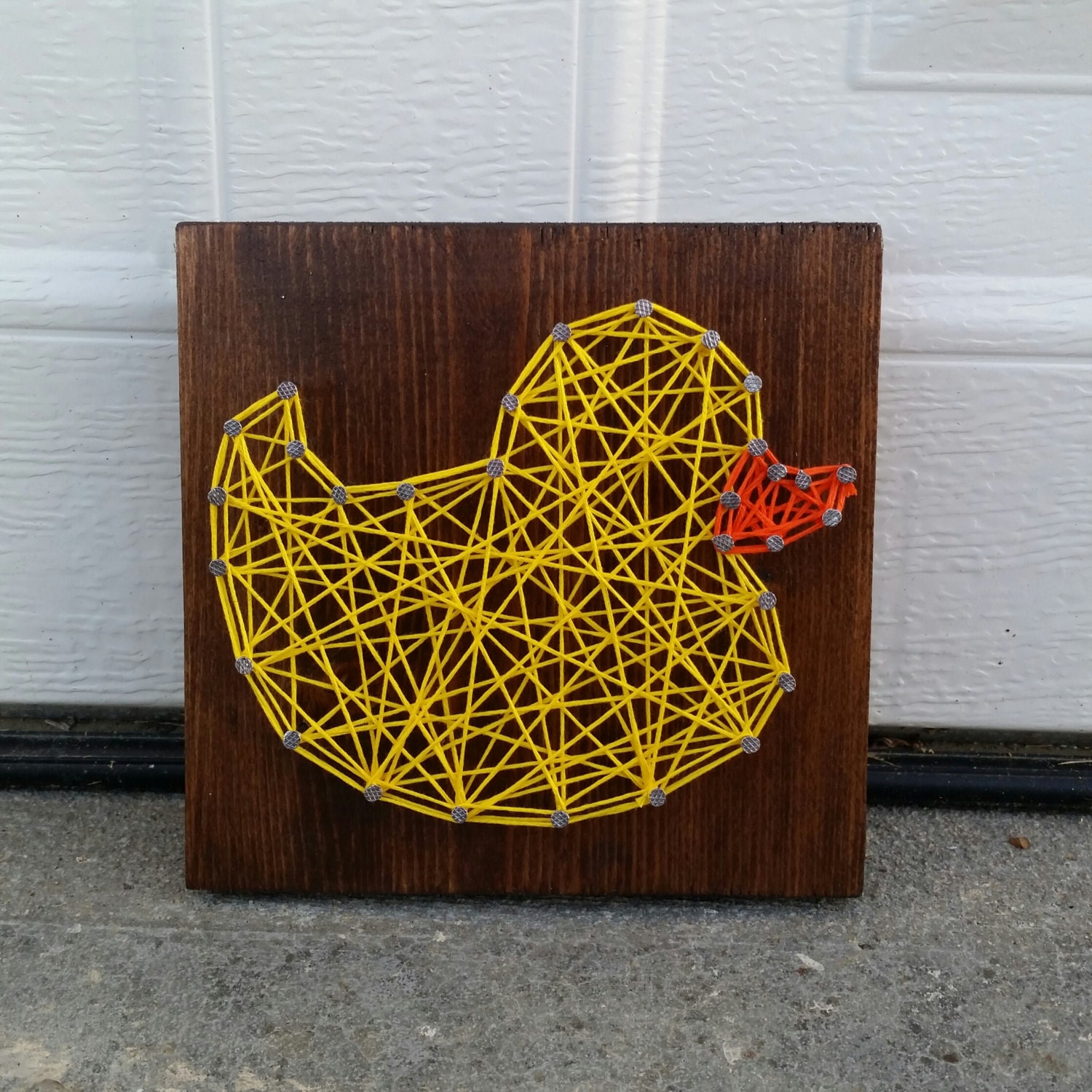 Made to Order String Art Duck Sign