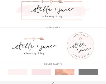 Rose gold logo | Etsy