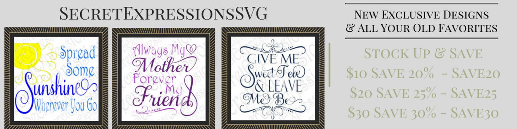 Digital Files Custom & Premade SVG DXF by SecretExpressionsSVG