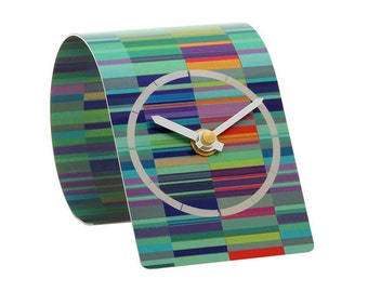 Turquoise clock | Etsy