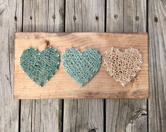 String art heart | Etsy