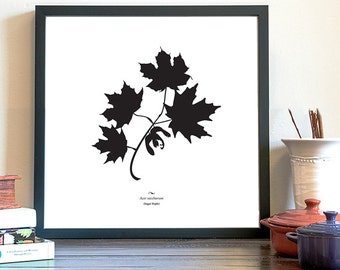 Maple leaf design | Etsy