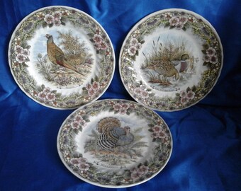 Game bird plates | Etsy