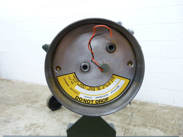 inert empty US Army / Marine Corps 5-inch Mk22 MICLIC rocket