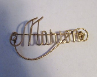 Wire name pin | Etsy