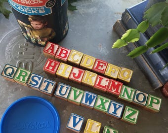 Playskool blocks | Etsy