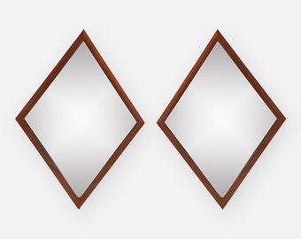 Diamond shape mirror | Etsy