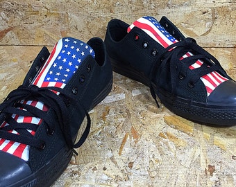 American flag shoes | Etsy