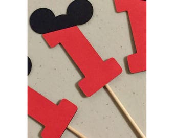 Mickey number 1 | Etsy