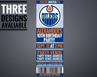 Hockey invitation | Etsy