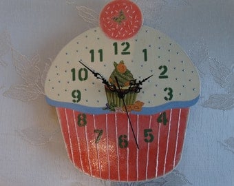 Cupcake clock | Etsy