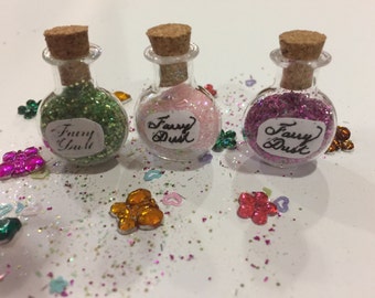 Fairy dust bottles | Etsy