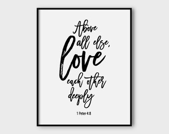 Scripture poster | Etsy