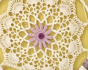 Lace wall hanging | Etsy