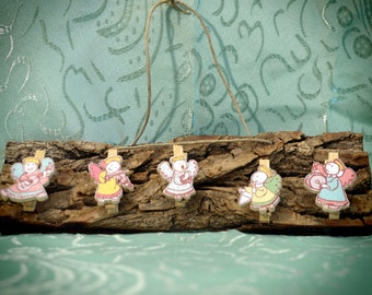 Clothespin angels | Etsy