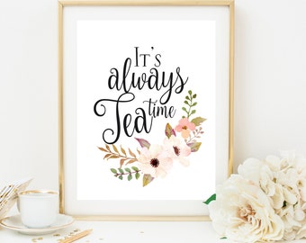 Its always tea time | Etsy