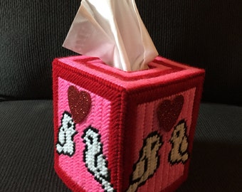 Coke Coca-Cola Plastic Canvas Tissue Box by LorasPlasticCanvas