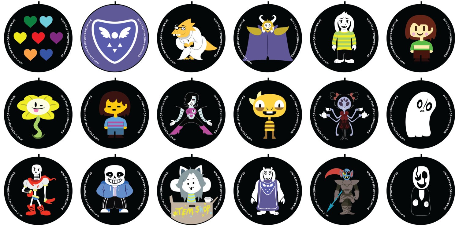Undertale Set of 1.5 Pins