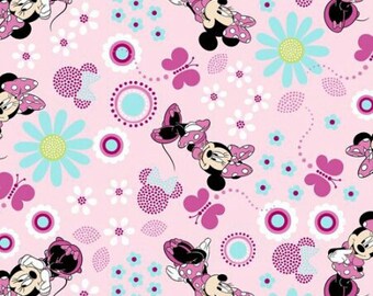 Minnie mouse fabric | Etsy