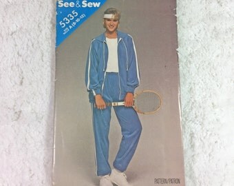 Track suit pattern | Etsy