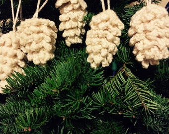 Felt Pinecone Ornament PDF PATTERN