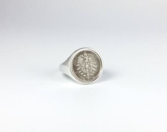 German coin ring | Etsy