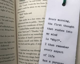 Poem bookmark | Etsy