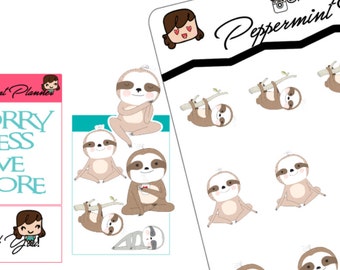 Sloth sticker | Etsy