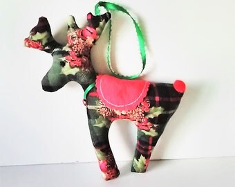 Stuffed reindeer | Etsy