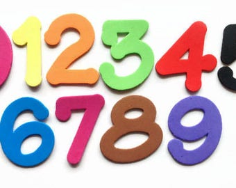 Foam number | Etsy