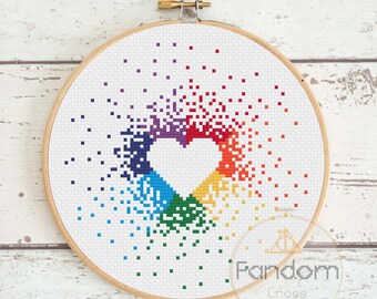 Unicorn cross stitch | Etsy