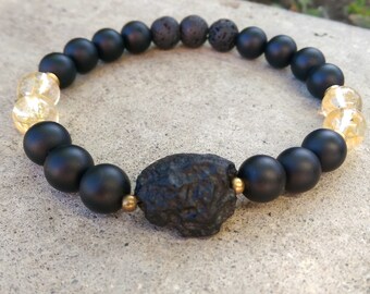 Meteorite bracelet | Etsy