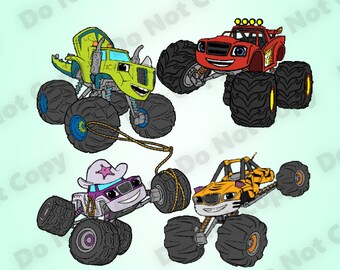 Monster truck svg | Etsy