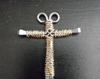 Cross made of nails | Etsy