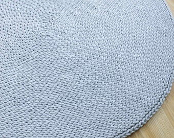 Crochet rope rug | Etsy