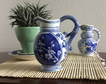 Blue willow vase | Etsy