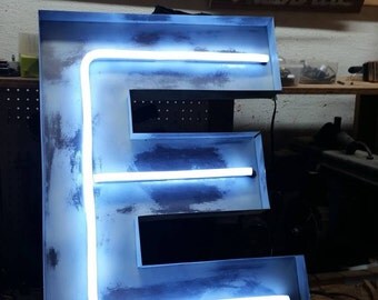 Neon sign letter | Etsy