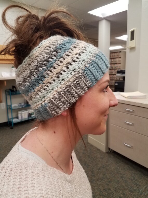 Items similar to Staceys bun hat on Etsy