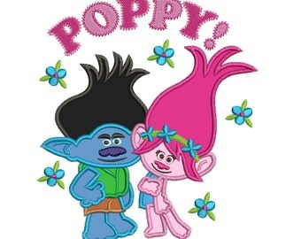 Poppy troll svg | Etsy