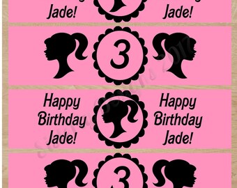 Barbie water bottle | Etsy