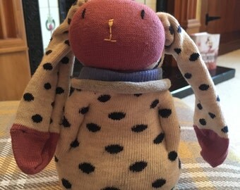 Items similar to PDF Tutorial - Sock Bunny Filled With Rice on Etsy