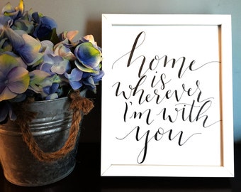 Calligraphy quote | Etsy