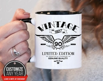 90th birthday mug | Etsy