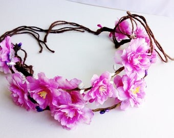 Cherry blossom crown | Etsy