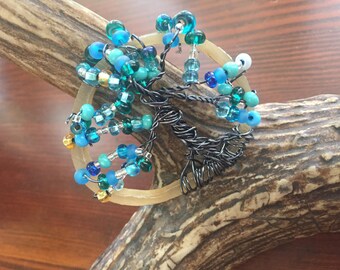 Hand Made Tree of Life Scenic Art Wall Design NEW