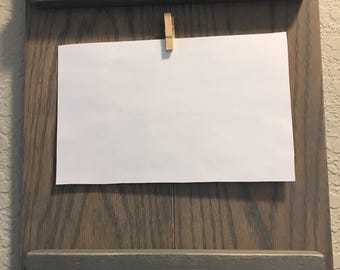 Clothespin frame | Etsy