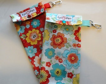 Items similar to EpiPen Case Allergy Injector Pen Organizer with Clear ...