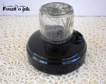 Vintage ink well | Etsy